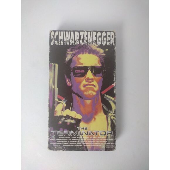 VHS VINTAGE | Media | The Terminator Vhs 991 Cool Old Rare Hemdale ...